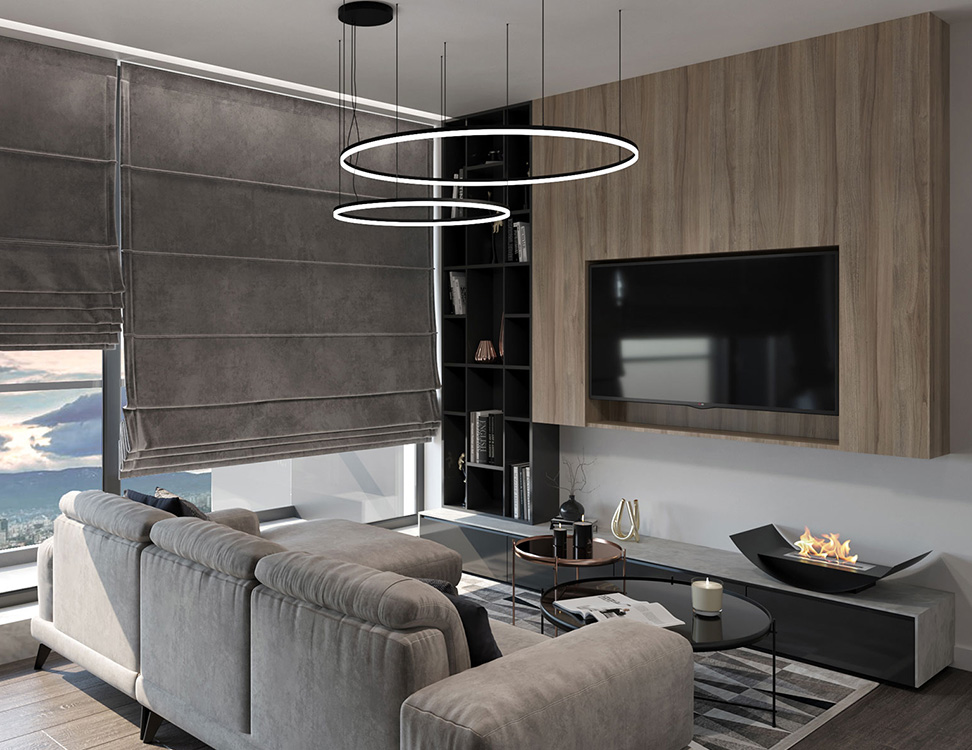 Graphite Apartment by Inside Studio | Tecnografica