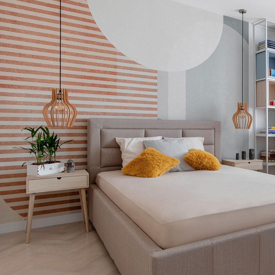 Schlafzimmer und Home Office – Projekt „Young and Free“ von Simetrica ...