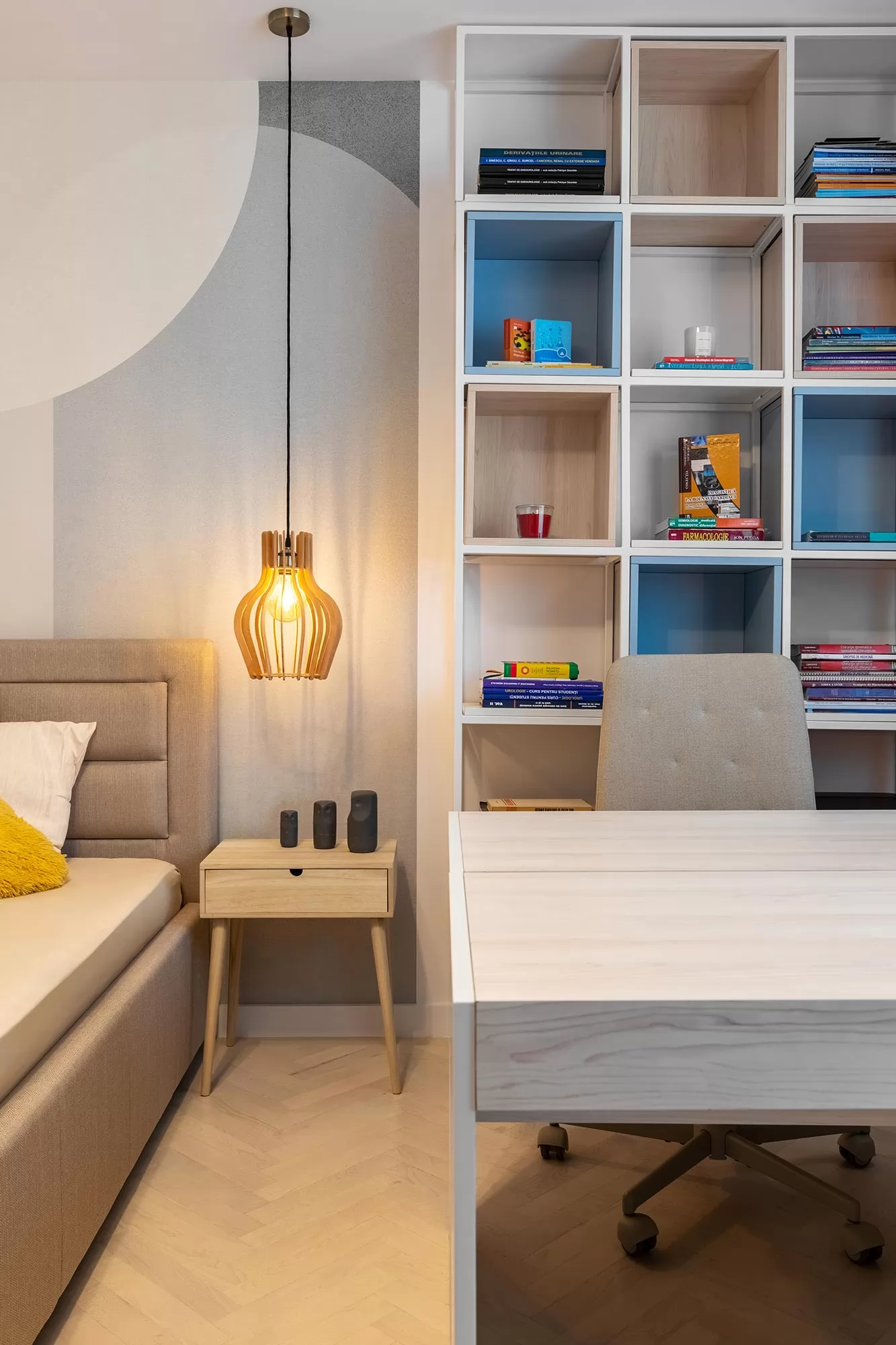 Bedroom and Home Office – “Young and Free” Project by Simetrica Design ...